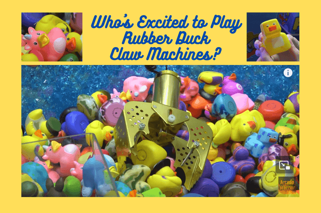 Who's Excited to Play Rubber Duck Claw Machines? – GotArcades.com
